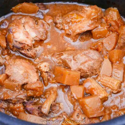 Slow Cooker Apricot Chicken Casserole | Everyday Cooks
