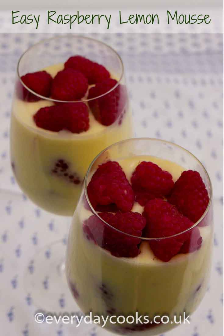 Easy Raspberry Lemon Mousse | Everyday Cooks
