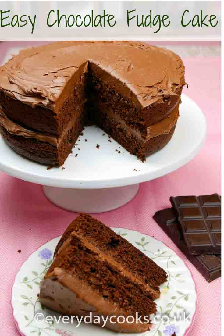 Easy Chocolate Fudge Cake | Everyday Cooks