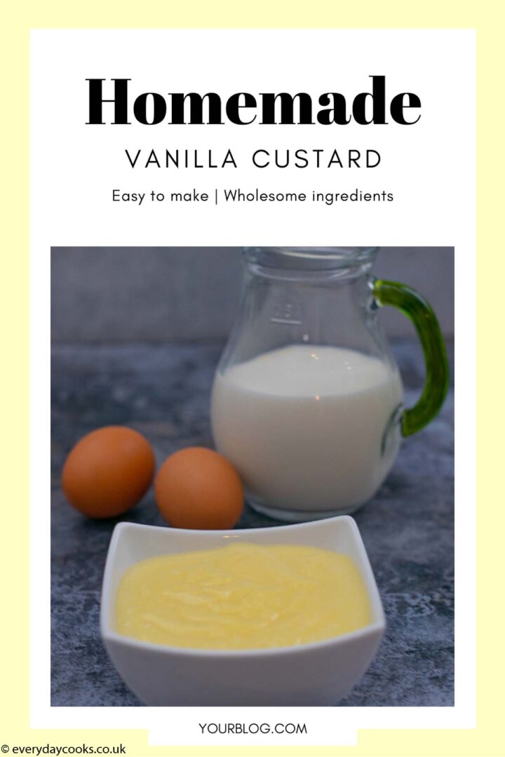 How to make Custard from scratch | Everyday Cooks